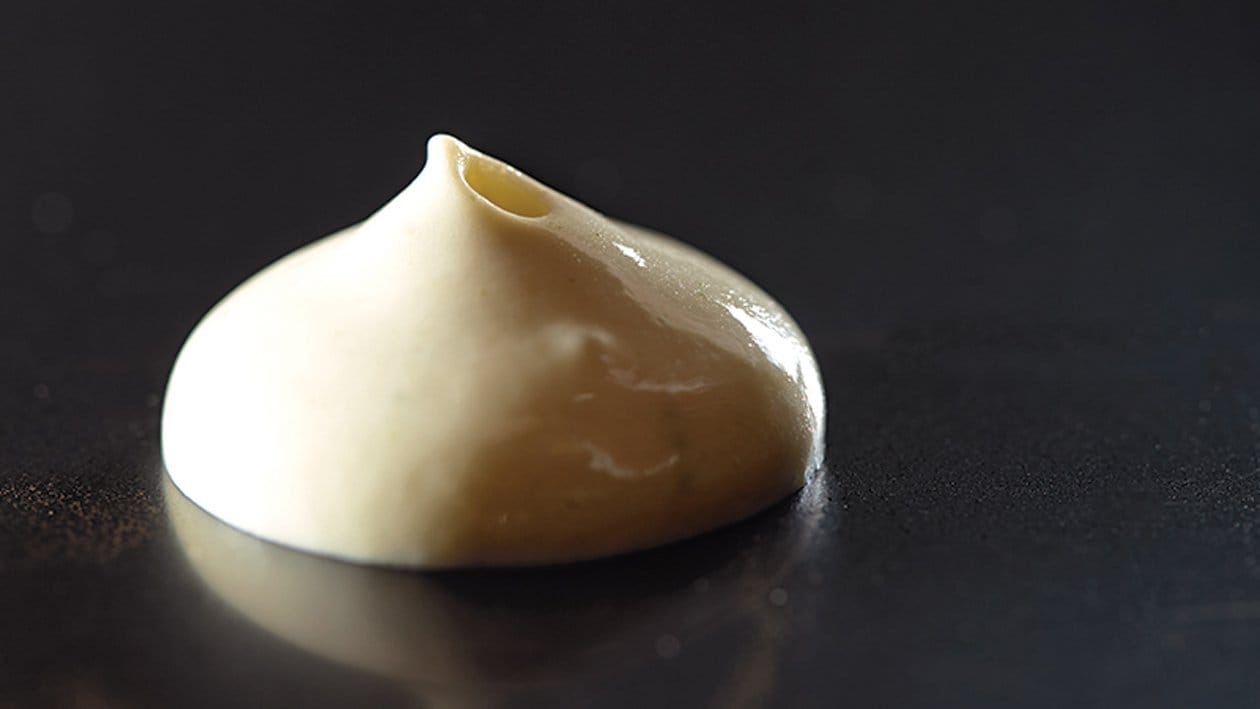 Espuma aux huîtres au yaourt et coriandre - Recette