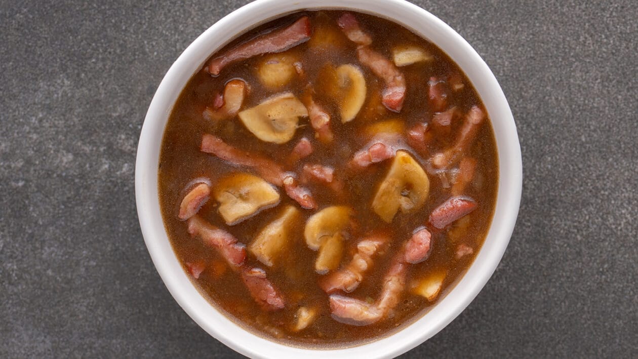 Sauce forestière au champignon - Recette